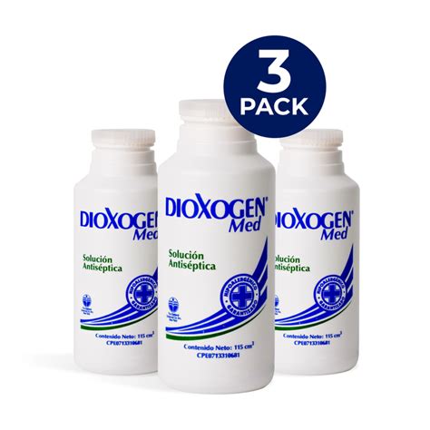 Dioxogen Med Solución Antiséptica 115ml Acción Antiséptica