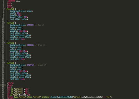 Computer Screen With Coding