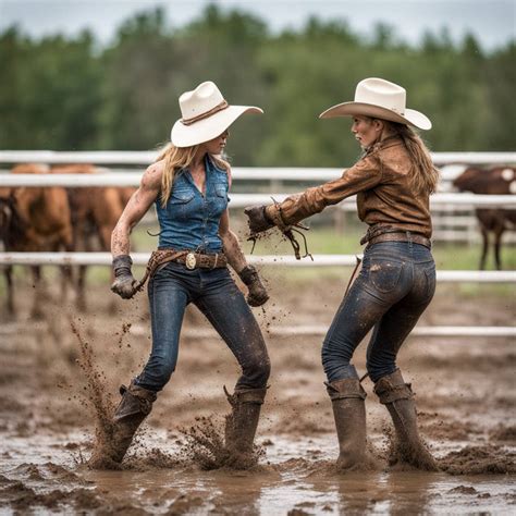 Cowgirls Catfight By Sinuhet2001 On Deviantart