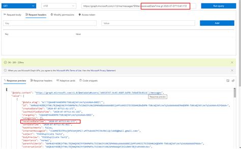 Graph Api Greater Than Operator Acts As Greater Than Or Equal Stack Overflow