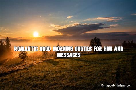 Romantic Good Morning Quotes For Him