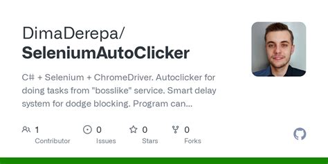 Github Dimaderepaseleniumautoclicker C Selenium Chromedriver