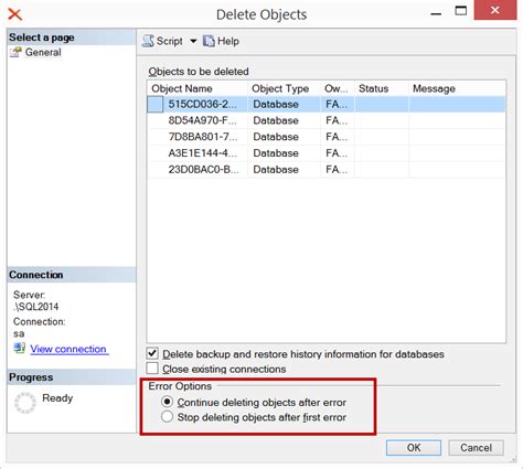 Ssms Tip How To Drop Multiple Objects Help Sql Server