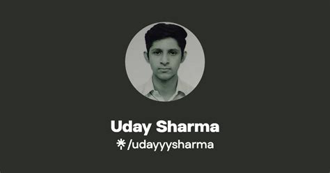 Uday Sharma Twitter Instagram Facebook Linktree