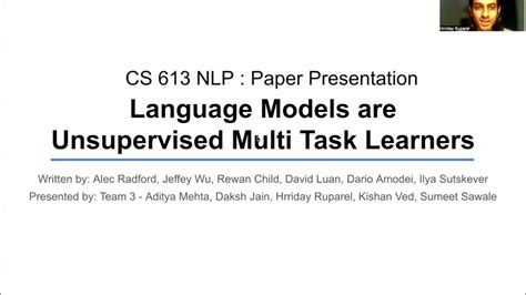 team 3 language models are unsupervised multitask learners youtube