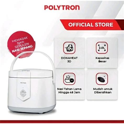 Jual Polytron Rice Cooker Donabe Prc 1201y 2 Liter Magicom Polytron