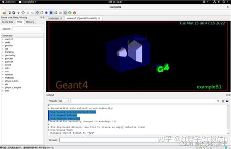 centos8安装geant4笔记（三）：geant4介绍、编译、安装支持qt5界面并运行exampleb1例程显示qt界面 知乎