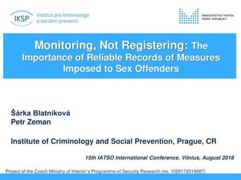 Pdf Monitoring Not Registering The Importance Of Reliable Records