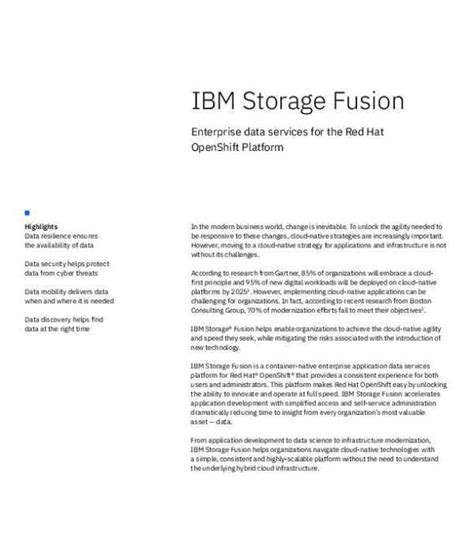 How Ibm Storage Fusion Enables Cloud Native Agility Cyberhive