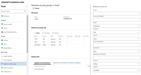 Configure Network Security Groups With Windows Admin Center Azure