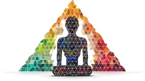 Mesh User Locked Model With Triangle Mosaic Icon Premium Ai Generated Vector