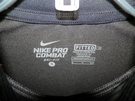 Nike Pro Combat Men Small Fitted Dri Fit Hyperwarm Ch Gem