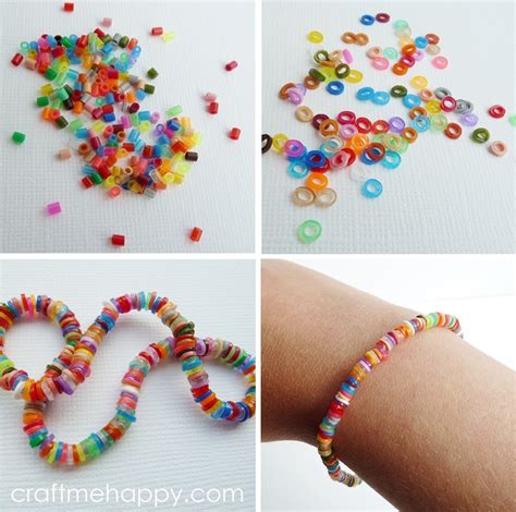 Mini Hama Bead Bracelet · How To Make A Beaded Bracelet · Jewelry On Cut Out Keep