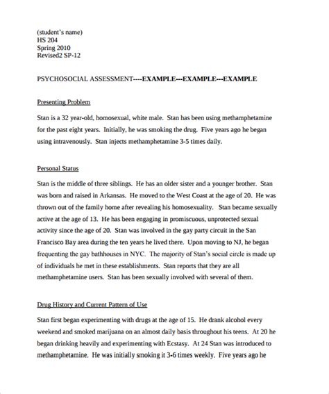 Biopsychosocial Example Paper