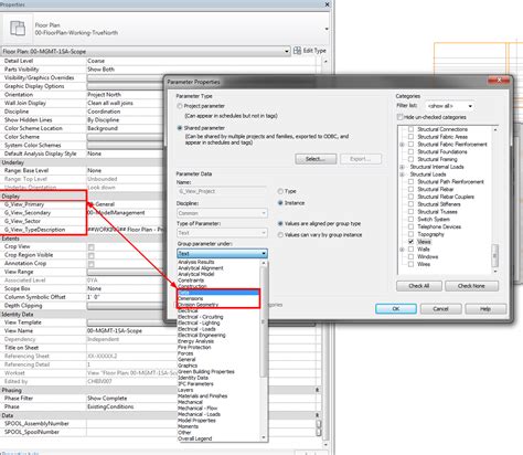 Force A Shared Parameter To A Group Not Availiable Autodesk Community