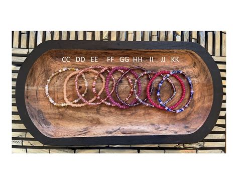 Seed Bead Stackable Stretch Bracelets Handmade Custom Made Etsy