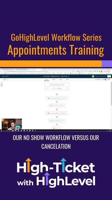 Learn How To Set Up Go High Level Appointment Workflows For Your Business In This Video I Show