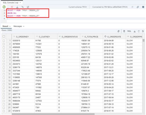 View Data Across Both In Memory And Dynamic Tiering Tables Using A Sql