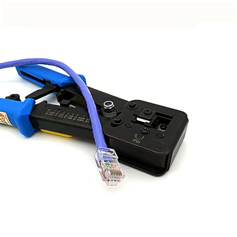 스트리핑 압착 펜치 네트워크 케이블 클램프 플라이어 전문 네트워크 케이블 테스터 Rj45 Rj11 Rj12 Cat5 Utp Lan 케이블 테스터 전송 및 케이블