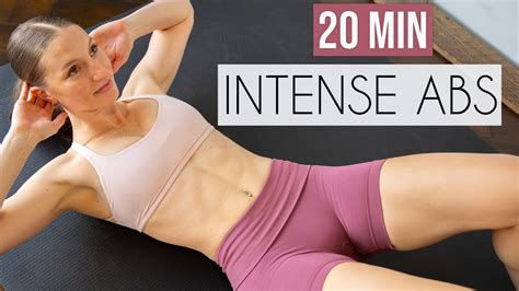 20 Min Slow And Intense Abscore No Equipment Youtube