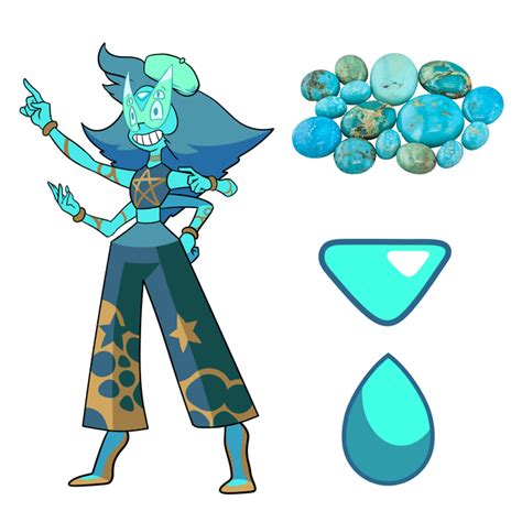 Was Bored So I Made Turquoise The Fusion Of Lapis And Peridot R Stevenuniverse