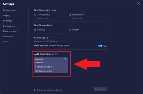 Astc Control For Game Graphics In Bluestacks 5 Beta Bluestacks Support