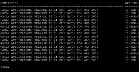 Database Consultant Passionate About Database Cloud Technologies How To Find EBS CPU Patch