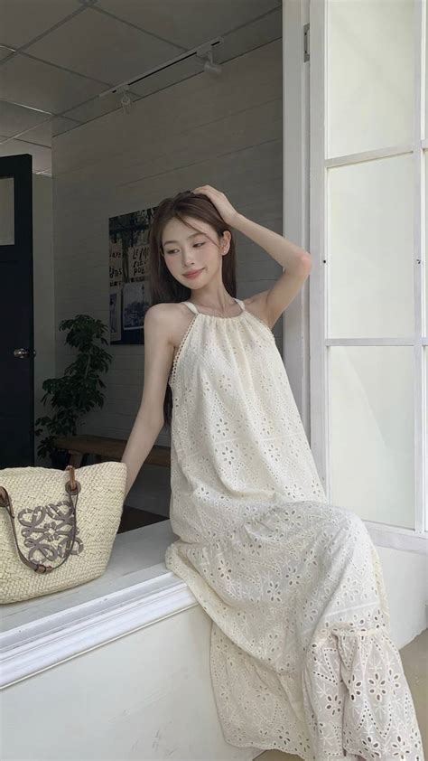 Lily Rae Eyelet Maxi Dress