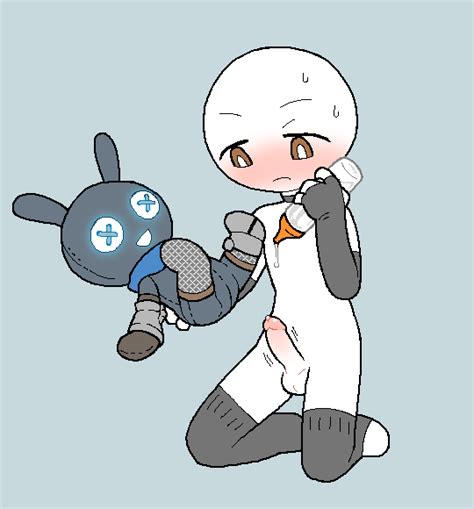 Rule 34 Anthro Armwear Balls Black Body Blush Bodily Fluids Bottle Brown Eyes Button Fastener