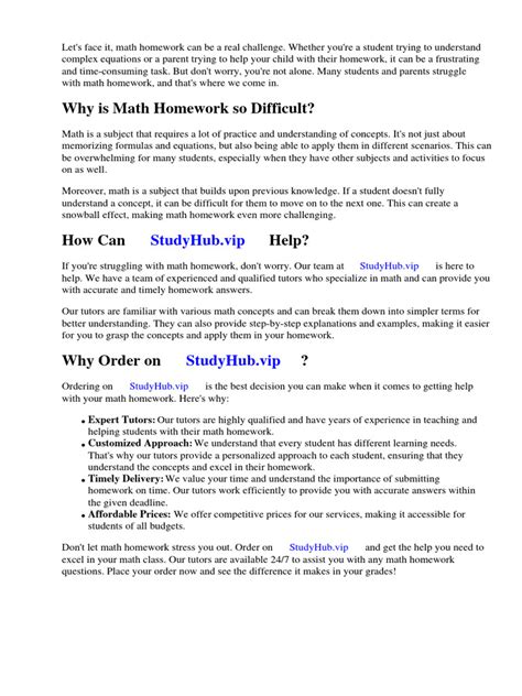 Help Me With Math Homework Answers Pdf Mathematics Homework