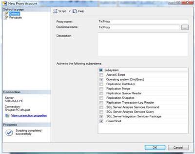 SQL Server Agent Proxy CodeProject