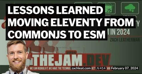 Zach Leatherman On Linkedin Lessons Learned Moving Eleventy From