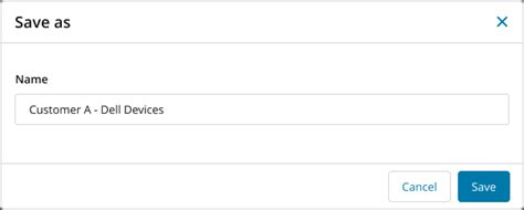 Save Custom Device Inventory Views