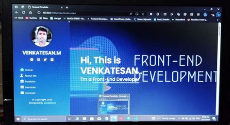 Finally I Have Done My Portfolio Then I Have Upload My Codes In Github