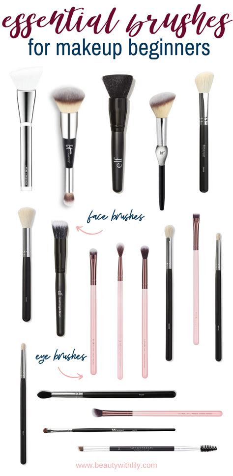 Basic Brushes For Makeup Beginners Saubhaya Makeup