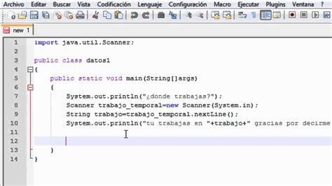 Tutoriales Java 3 Uso De Scanner YouTube