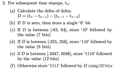 时序数据常用压缩算法 知乎