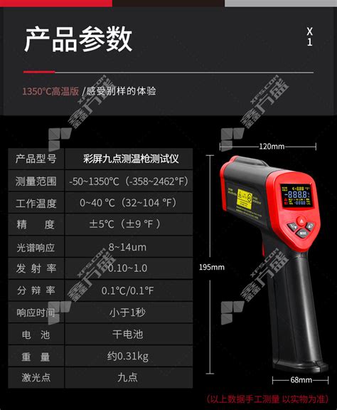 德力西delixi 德力西红外线测温仪工业级高精度测温枪 Decemtmt11350 单位把 融创集采商城