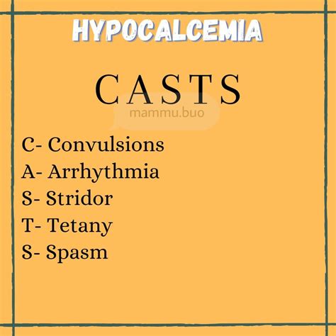 Hypocalcemia