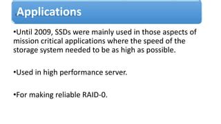 Solid State Drive Pptx Data Storage And Warehousing Computing