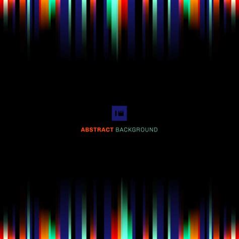 Abstract Vertical Stripe Lines With Light Effect Vector Image