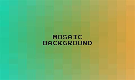 추상 녹색 기하학적 배경 창조적 인 디자인 템플릿 픽셀 아트 그리드 모자이크 8 비트 벡터 배경 0명에 대한 스톡 벡터 아트 및