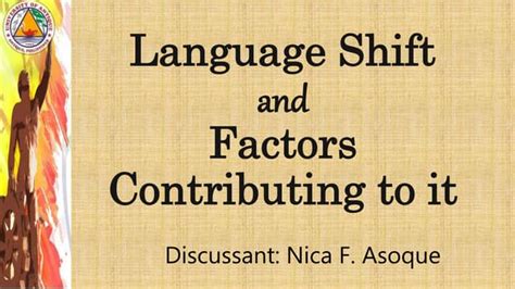 Language Shift And Factors Contributing To Language Shift Pptx