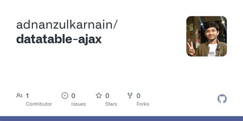 Github Adnanzulkarnaindatatable Ajax
