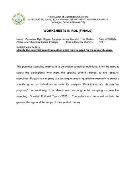 Portfolio Task Abm Pdf Data Financial Literacy