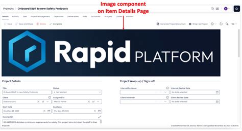 Image Rapid Platform Docs