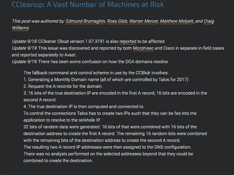 Malware Hidden In CCleaner Software H Digital Forensics