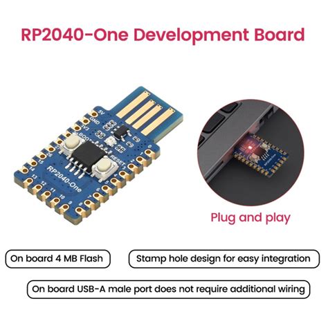 Jual Rp2040 One 4mb Flash Mcu Board Mini Development Board Based On