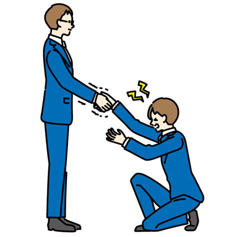 パソコンを使うビジネスマン（男）のイラスト 商用可・フリーイラスト素材集｜ちょうどいいイラスト