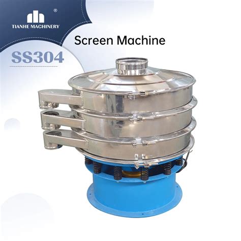 sieving granulators separator stainless steel 2 layers circular rotary